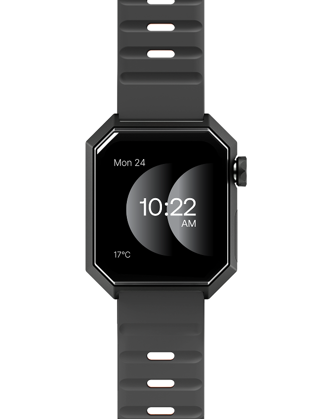 Get Chrome Silver Watch Strap for Anarc Smart Watches – Layers
