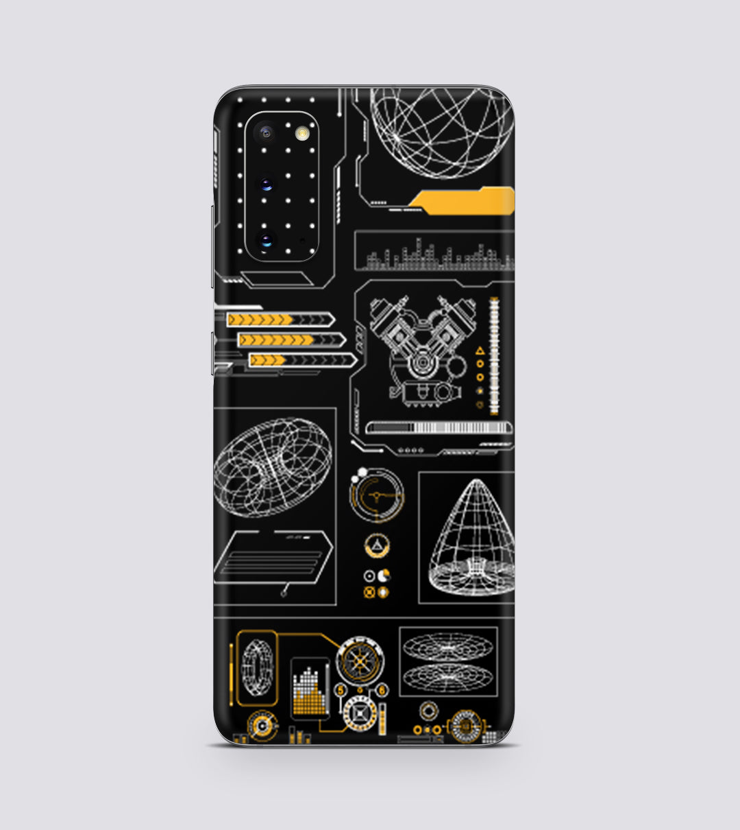 Samsung Galaxy S20 Space Blueprint – Layers