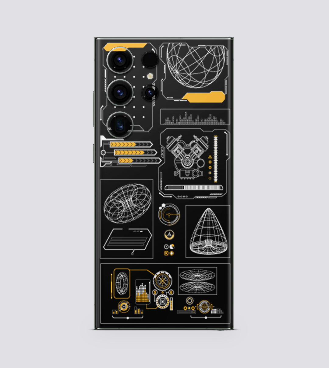 Samsung Galaxy S23 Ultra Space Blueprint